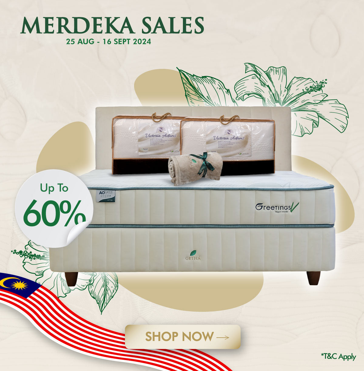 100% Natural Latex Mattresses & Pillows – Gethá Online Store